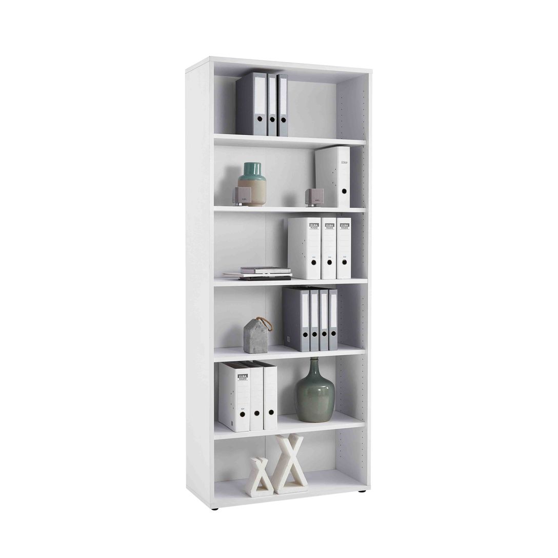 Hoge open kast Nereus Wit 90 cm - Huisenthuis.nl
