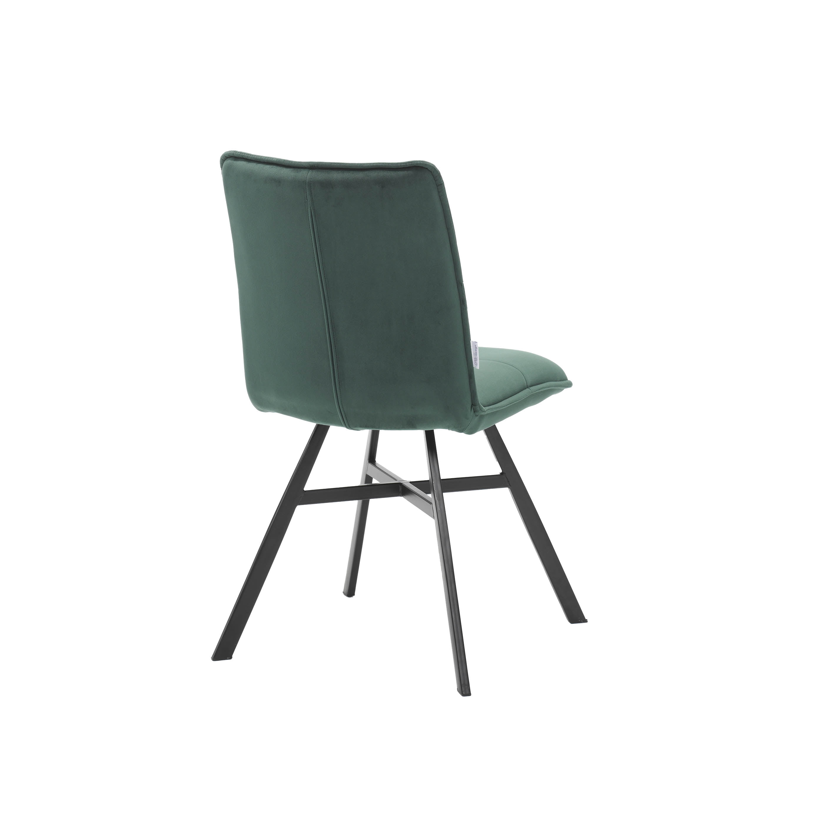 Stoel Gio Groen Velours - Set van 4 - Huisenthuis.nl